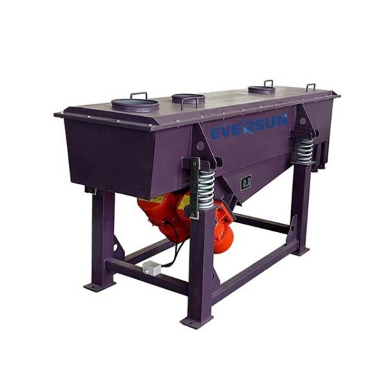 Four advantages of linear vibrating screen | Eversun,Sieving machine