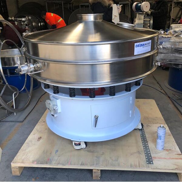 Ultrasonic sieving machine is used to screen magnesium oxide | Eversun ...