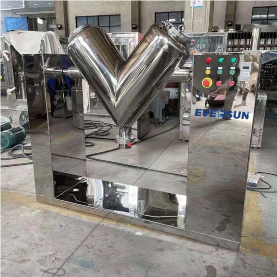 How to operate V-type mixer | Eversun,Sieving machine