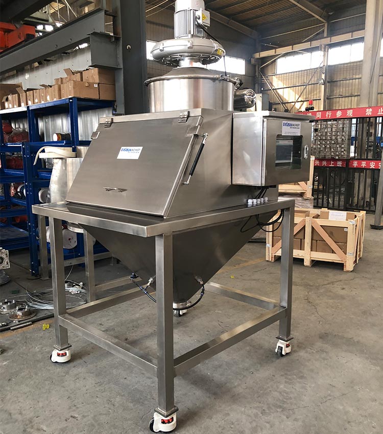 The working principle of the bag dumping station | Eversun,Sieving machine