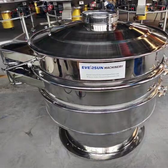 How does stainless steel vibrating screen suppress dust spillage | Eversun,Sieving machine