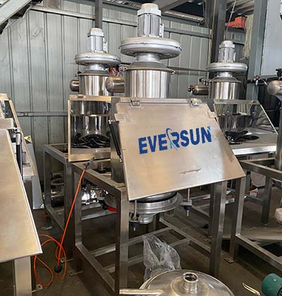 Dust-free feeding station work | Eversun,Sieving machine