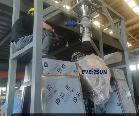 automatic docking device of mixer | Eversun,Sieving machine