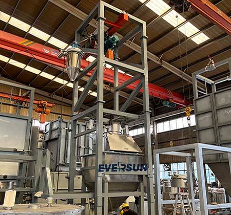 Small bag&ton bag unloading feeding station | Eversun,Sieving machine